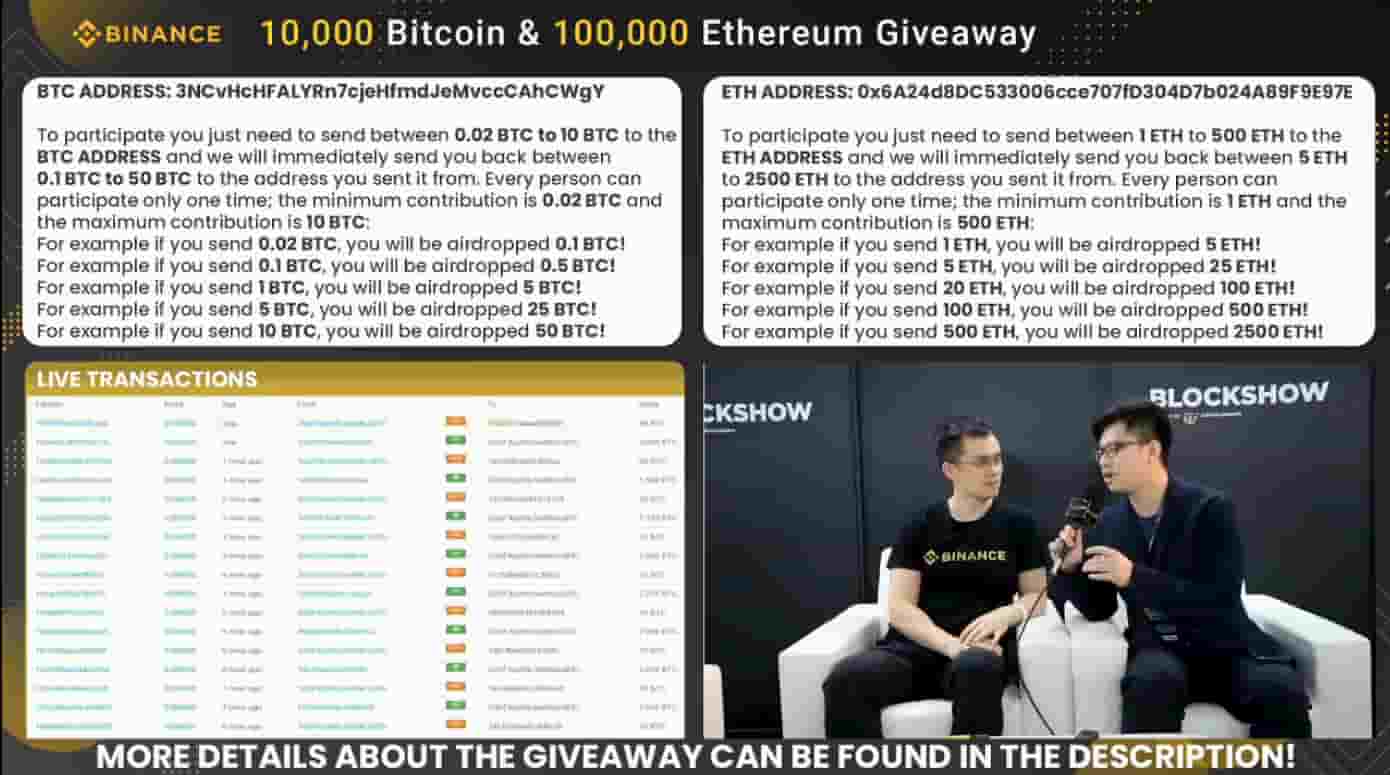 Youtube falso da Binance faz usuários perderem bitcoins | Cointimes