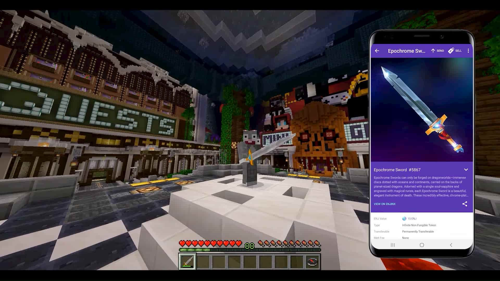 EnjinCraft integra Minecraft a tecnologia Blockchain pela primeira vez