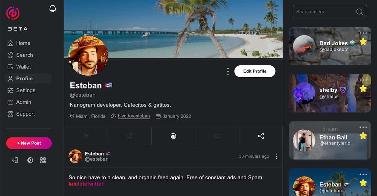 Conheça Nanogram - Rede social de conteúdo com carteira cripto ...