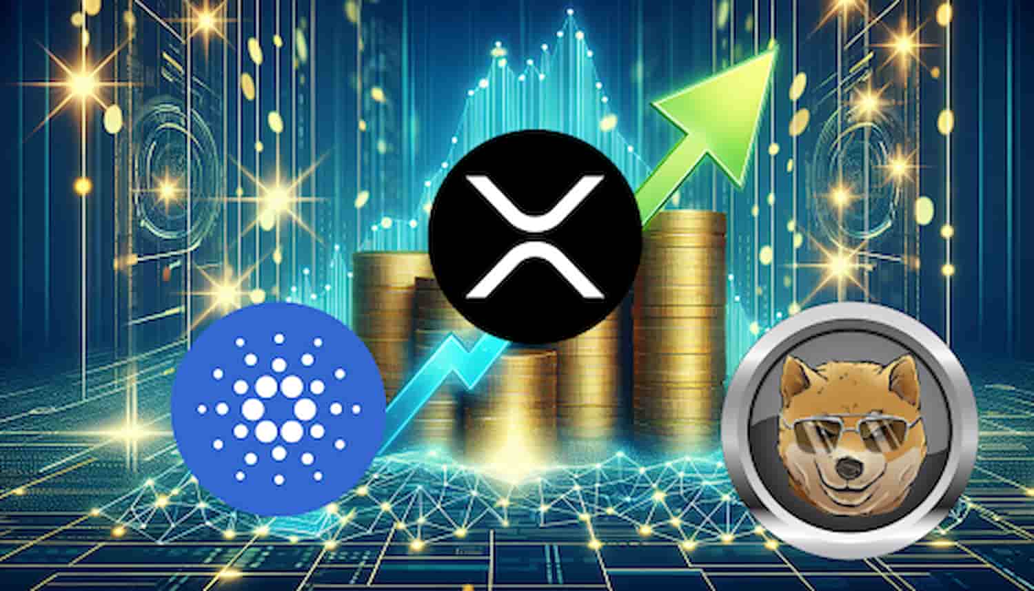 Conforme o XRP ultrapassa os $2 e o ADA consolida a marca de $1, o ...