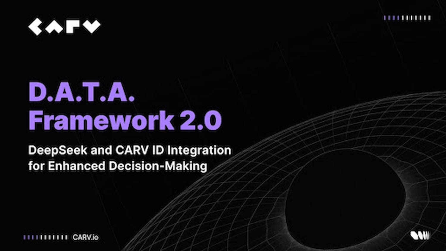 Framework D.A.T.A. 2.0 da CARV: Integração DeepSeek e CARV ID para ...